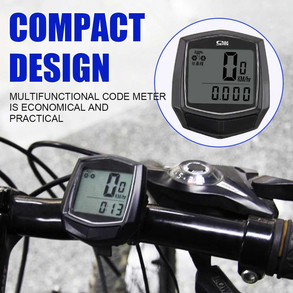 Jual SunDING Odometer Speedometer Monitor Sepeda Waterproof