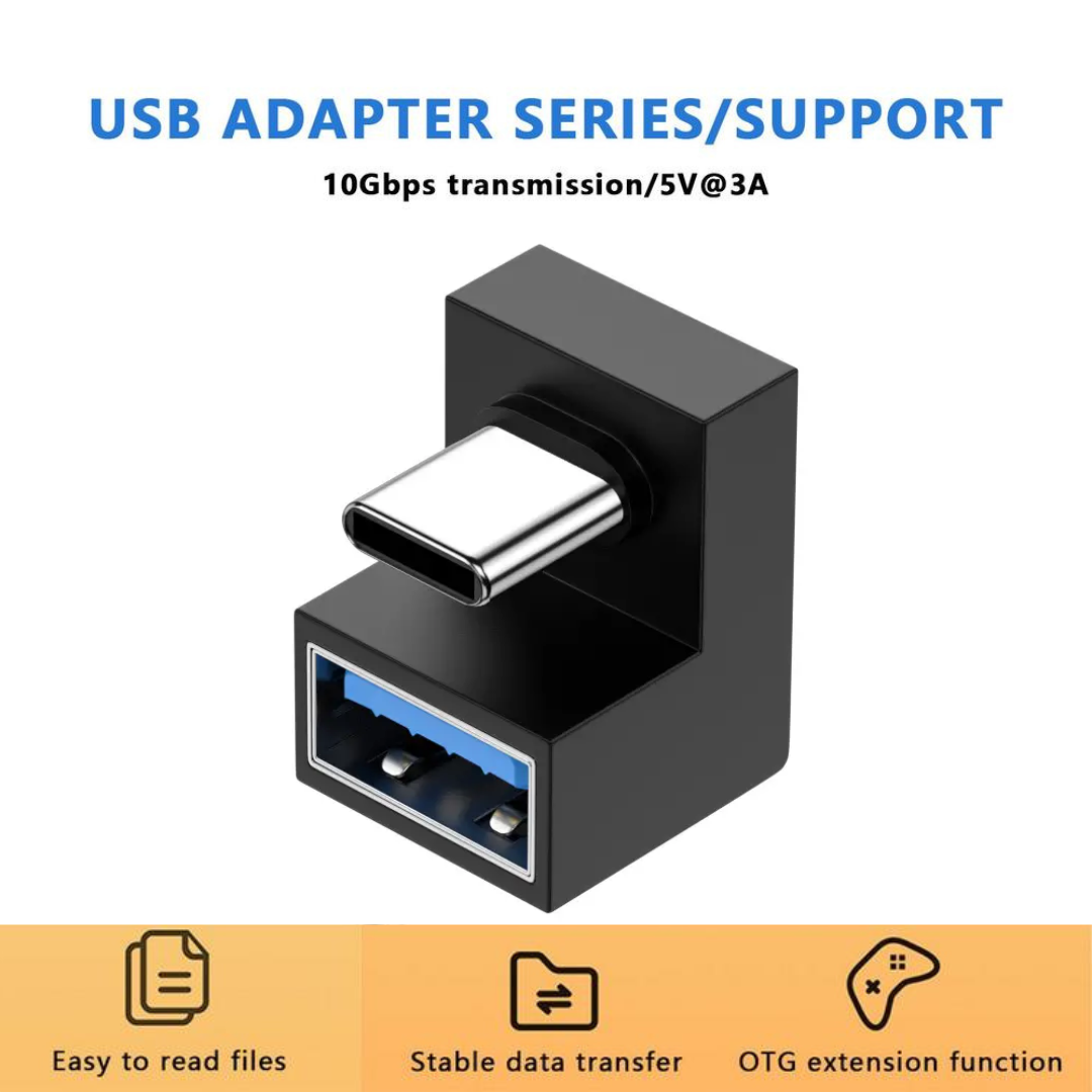 Jual RONDAFUL OTG USB 3.0 to Type C High Speed Adapter U Shape