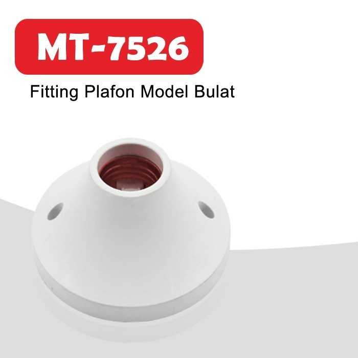 Jual Fitting Lampu Plafon Mikotek / Fitting Lampu Model Bulat