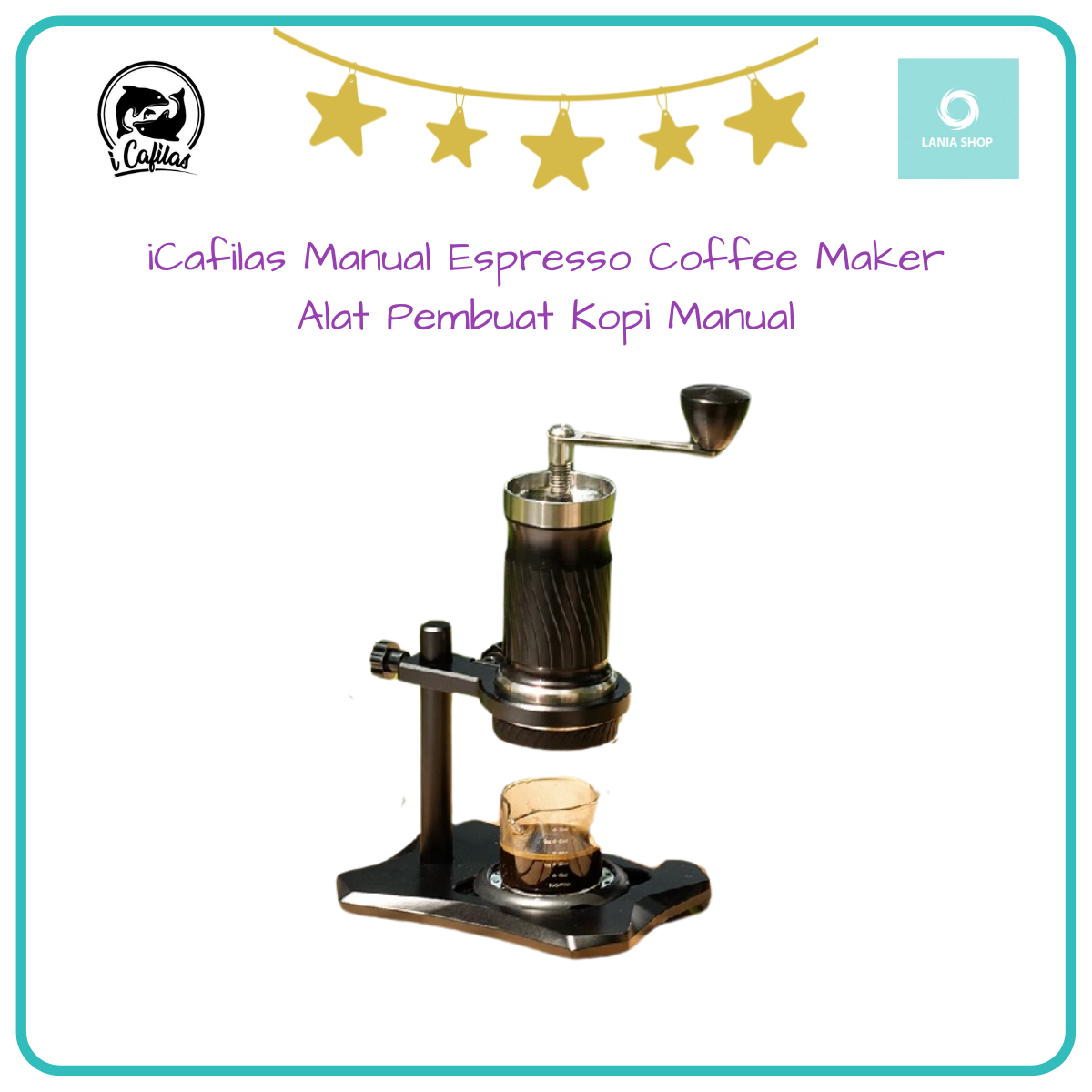 Jual iCafilas Manual Espresso Coffee Maker - Alat Pembuat Kopi