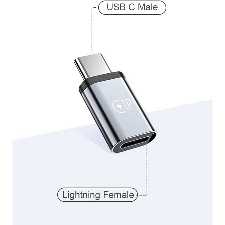 Jual JHZKEN Adaptor Converter Lightning to USB Type C Adaptor