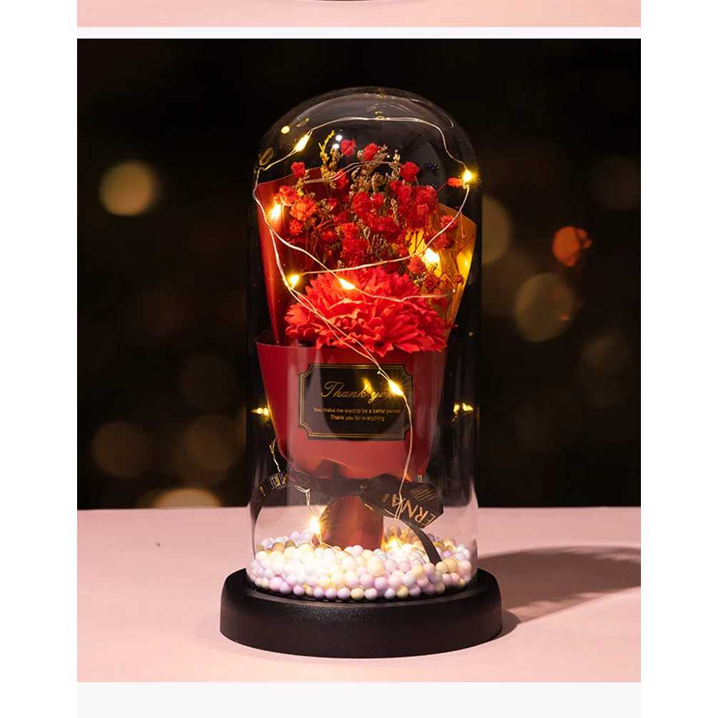 Jual AINYROS Lampu Bunga Dekorasi Eternal Flower Perpetual Glass