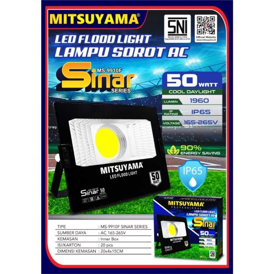 Jual MS-9910F Lampu Sorot COB 50w AC Mitsuyama Series Sinar LED