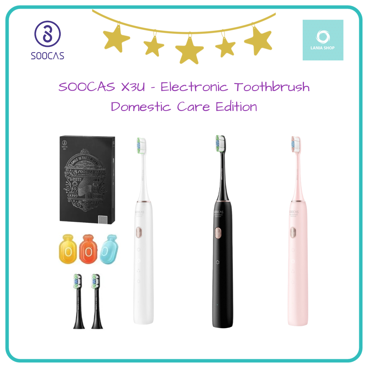 Jual SOOCAS X3U - Automatic Electronic Toothbrush - Domestic