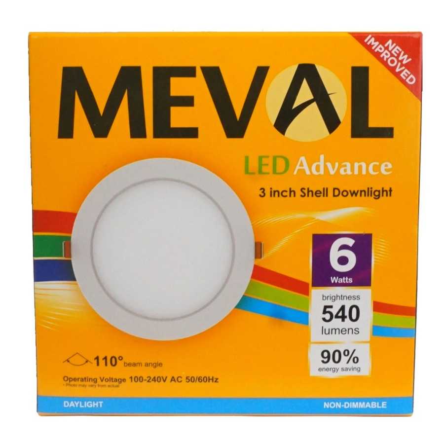 Jual Lampu LED Downlight Shell 3 inch 6W - Round | Jakmall.com