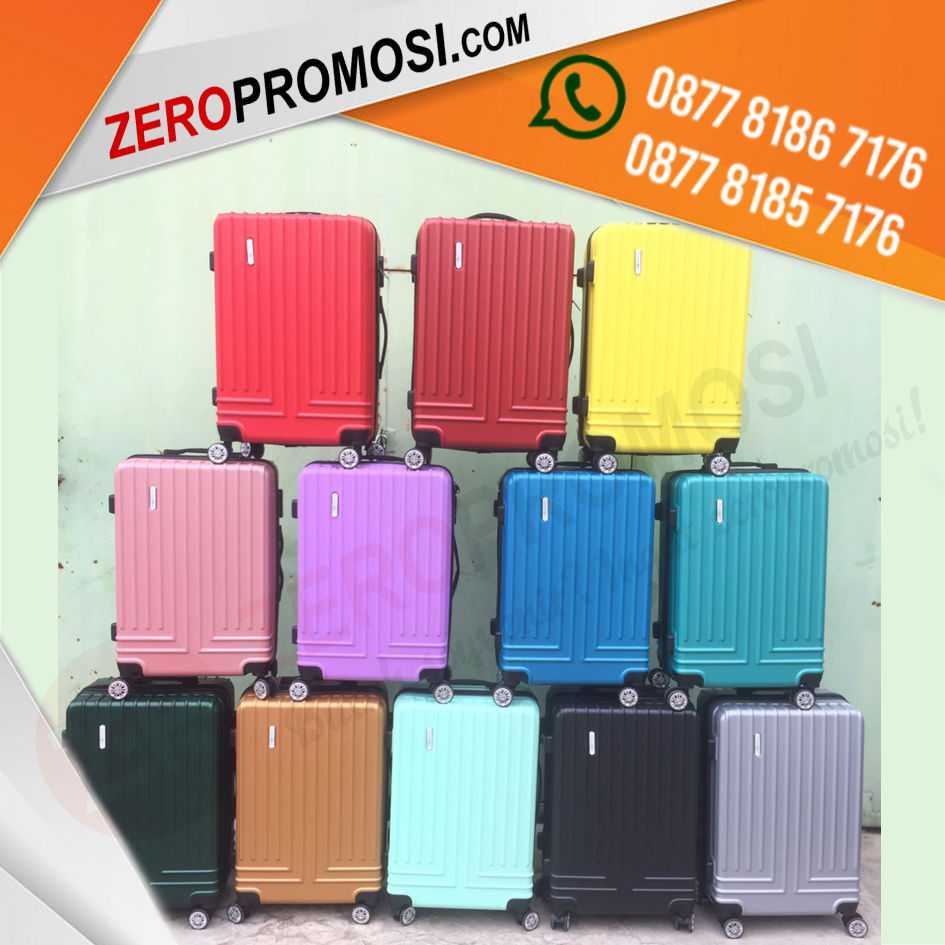 Jual Souvenir Travel Bag Koper Custom Fiber G007 | Jakmall.com