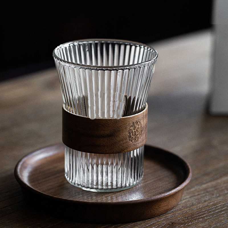 Jual GIANXI Gelas Whisky Japanese Style Highball Glass Wood