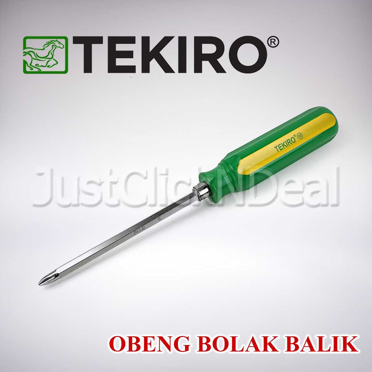 Jual Tekiro Obeng 2 Arah 6 mm 15 cm Bolak Balik Plus Minus 6 Inch