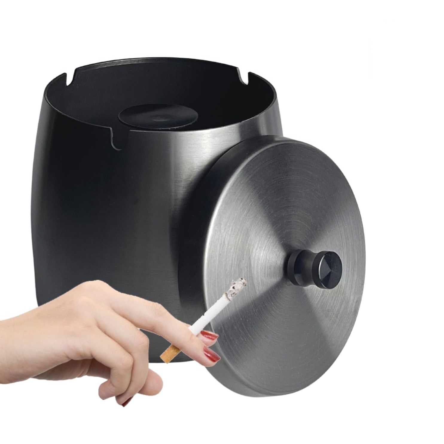 Jual Firetric Asbak Rokok Stainless Steel Ashtray Anti Slip with