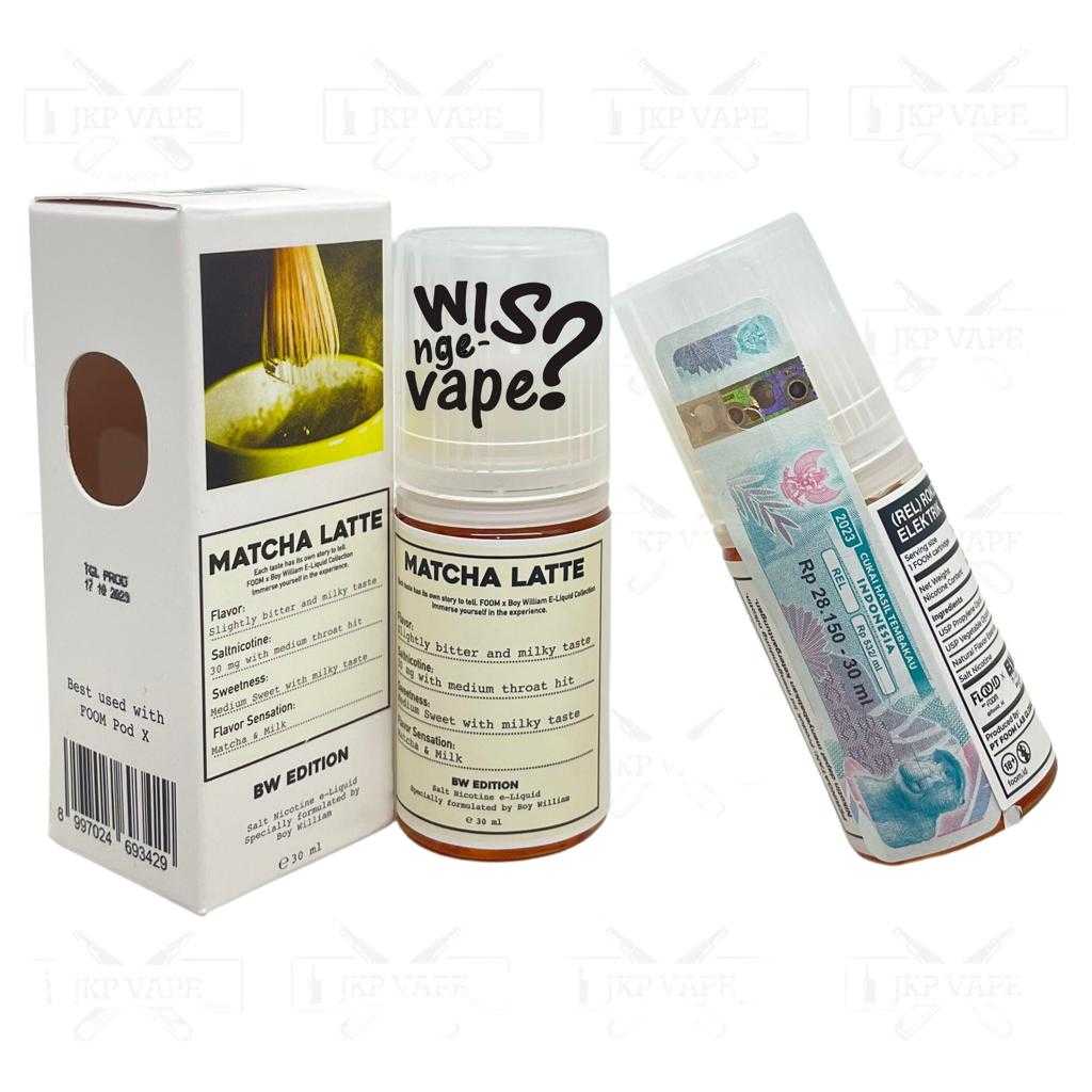 Jual FOOM x BW Series 30ml - Matcha Latte, Sarsaparilla Liquid