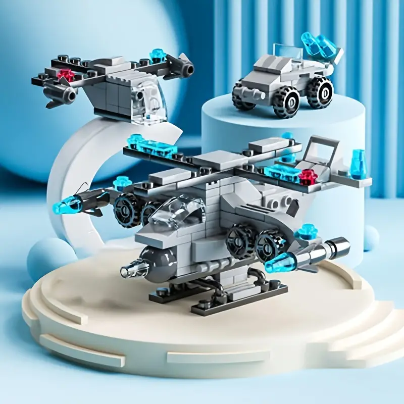 Jual LELE BROTHER Mainan Balok Susun Pesawat Militer 6in1 LEGO