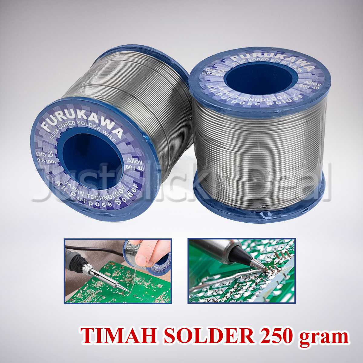 Jual FURUKAWA Timah Solder Roll 0.8 mm 250 gram | Jakmall.com