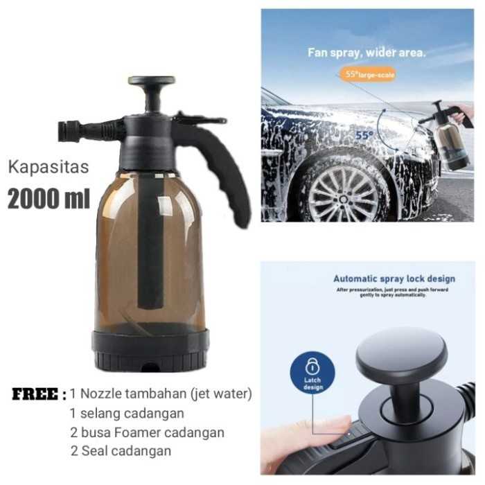 Jual Botol Sprayer Busa Foam Salju Cuci Motor Mobil 2L | Jakmall.com