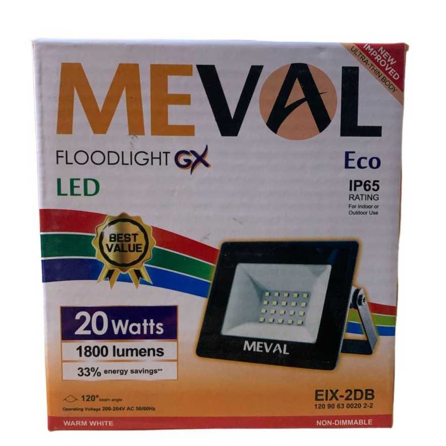 Jual Meval - Lampu Sorot LED Floodlight 20W GX Cahaya | Jakmall.com