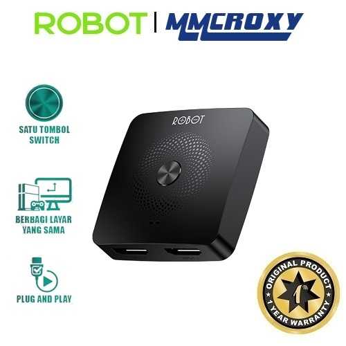 Jual Splitter HDMI Robot HM103 HDMI Switch & Splitter 2in