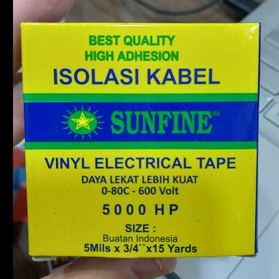 Jual Isolasi kabel Listrik Sunfine dus - lakban selotip | Jakmall.com