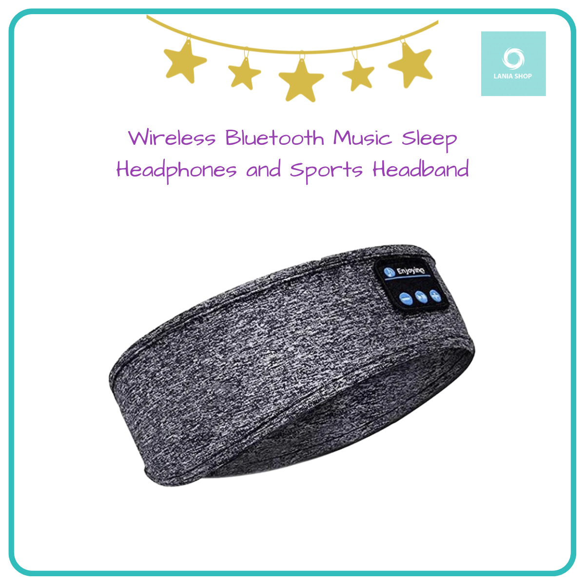 Jual Wireless Bluetooth Music Sleep Headphones and Sports