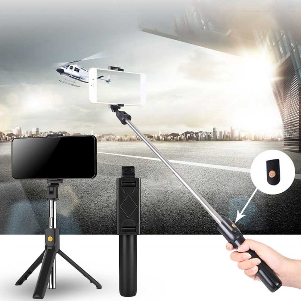 Jual Taffware Tripod HP Tongsis Monopod Portable with Bluetooth