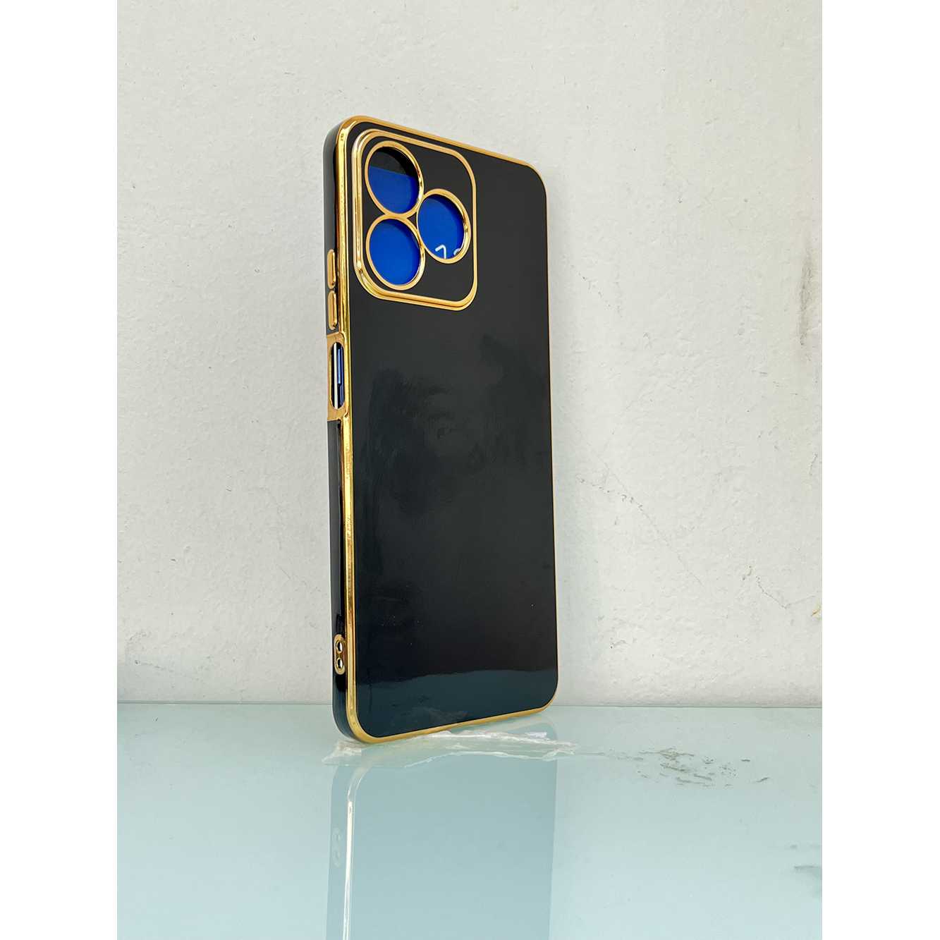 Jual Realme C53 Case Luxury Straight Edge Plating Soft TPU