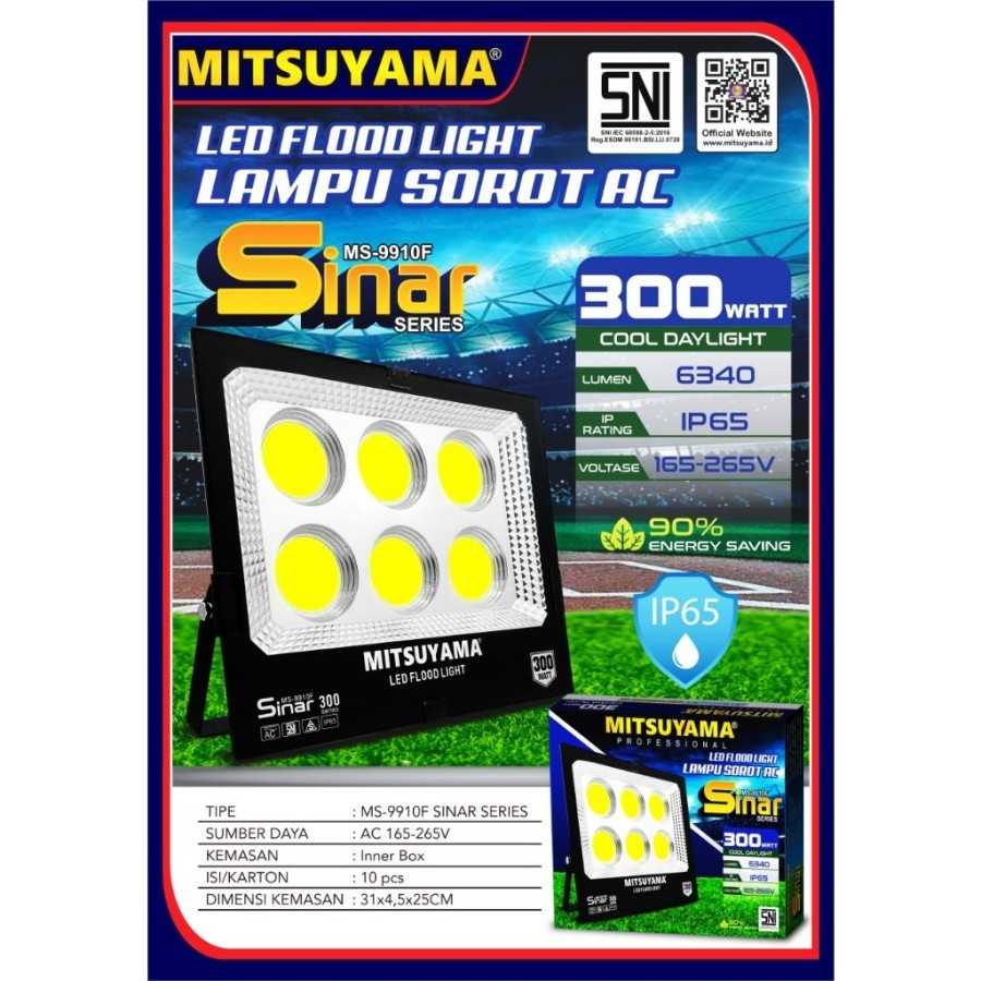 Jual MS-9910F Lampu Sorot COB 300w AC Mitsuyama Series Sinar LED