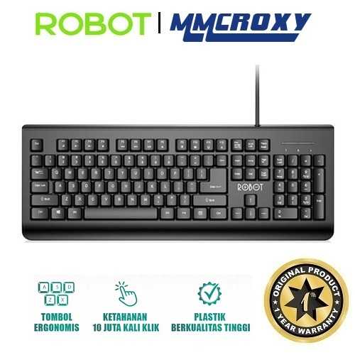 Jual Robot RK20 Keyboard Mini Office Wired Keyboard USB | Jakmall.com