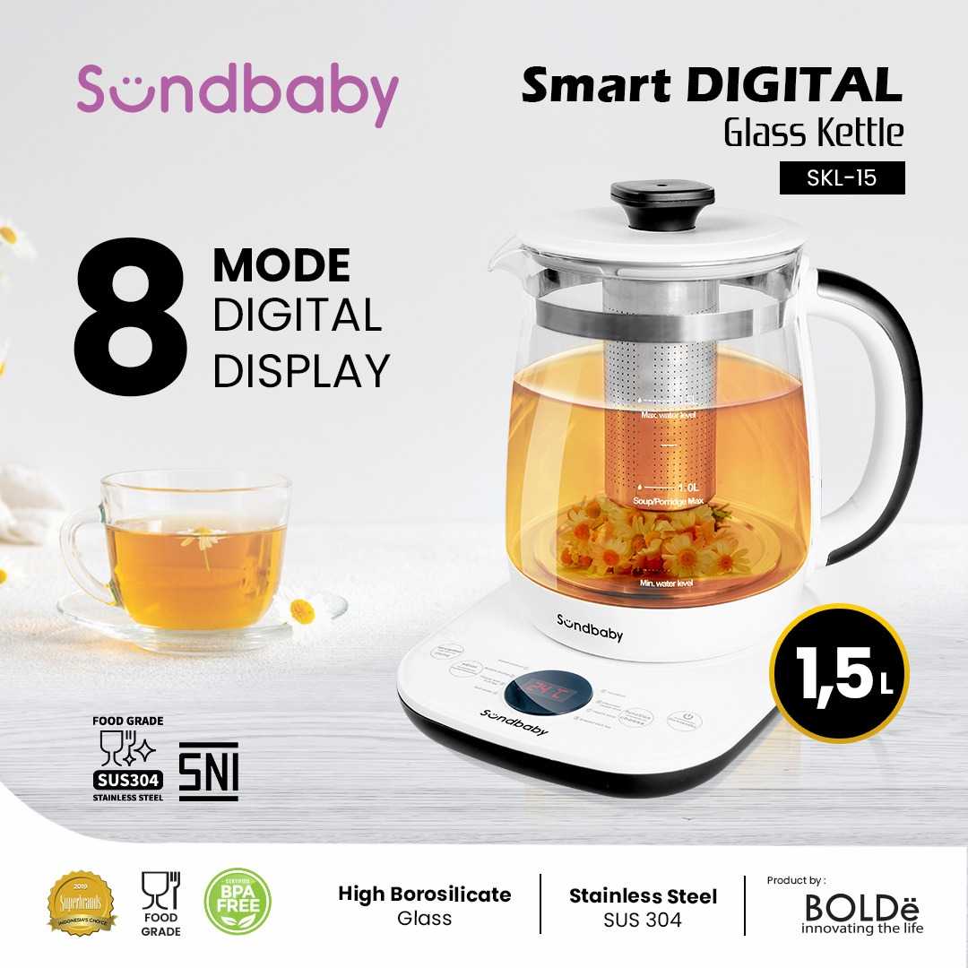 Jual Sundbaby Smart Digital Glass Kettle | Jakmall.com