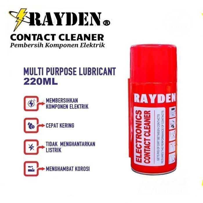 Jual RAYDEN Contact Cleaner Lubricant ( CCL ) 200ml pembersih