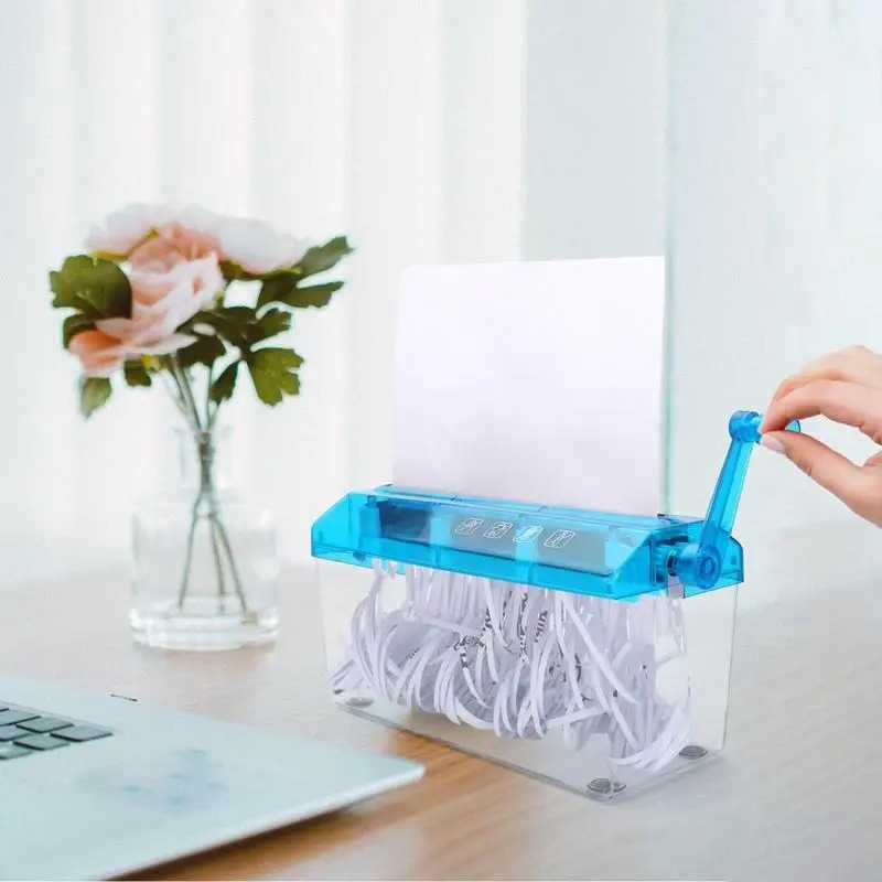 Jual YOAINGO Penghancur Kertas Manual Handheld Paper Shredder A4