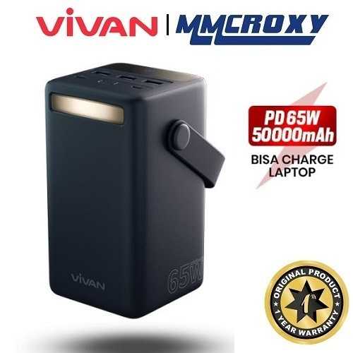 Jual Vivan VPB-B50 Powerbank 50000mAh 4 Output Fast Charging 65W