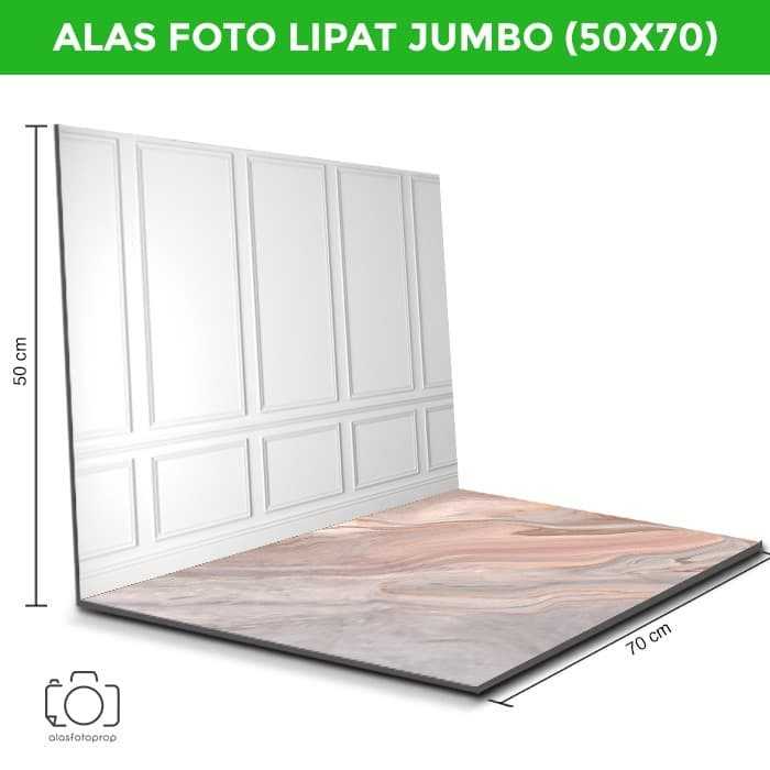 Jual Alas Foto Lipat Jumbo 70x50 cm / Background Foto Produk