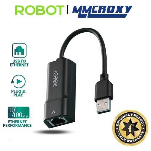 Jual USB to LAN Robot EA10 Ethernet Adapter USB 2.0 100Mbps