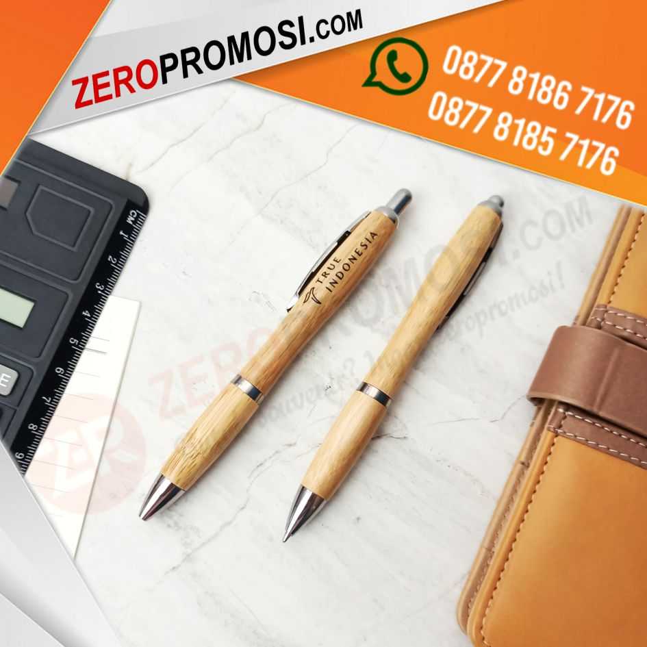 Jual Pulpen Kayu Cetek PK-02 Souvenir Custom Logo | Jakmall.com