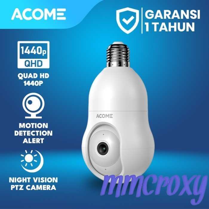 Jual Acome APC8S Smart IP WiFi Camera CCTV PTZ QHD 2.5K 1440P