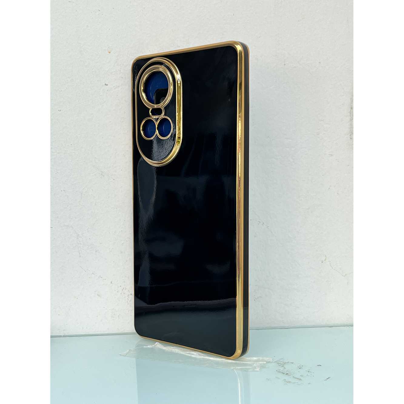 Jual Oppo Reno 10 Pro Case Luxury Straight Edge Plating Soft TPU