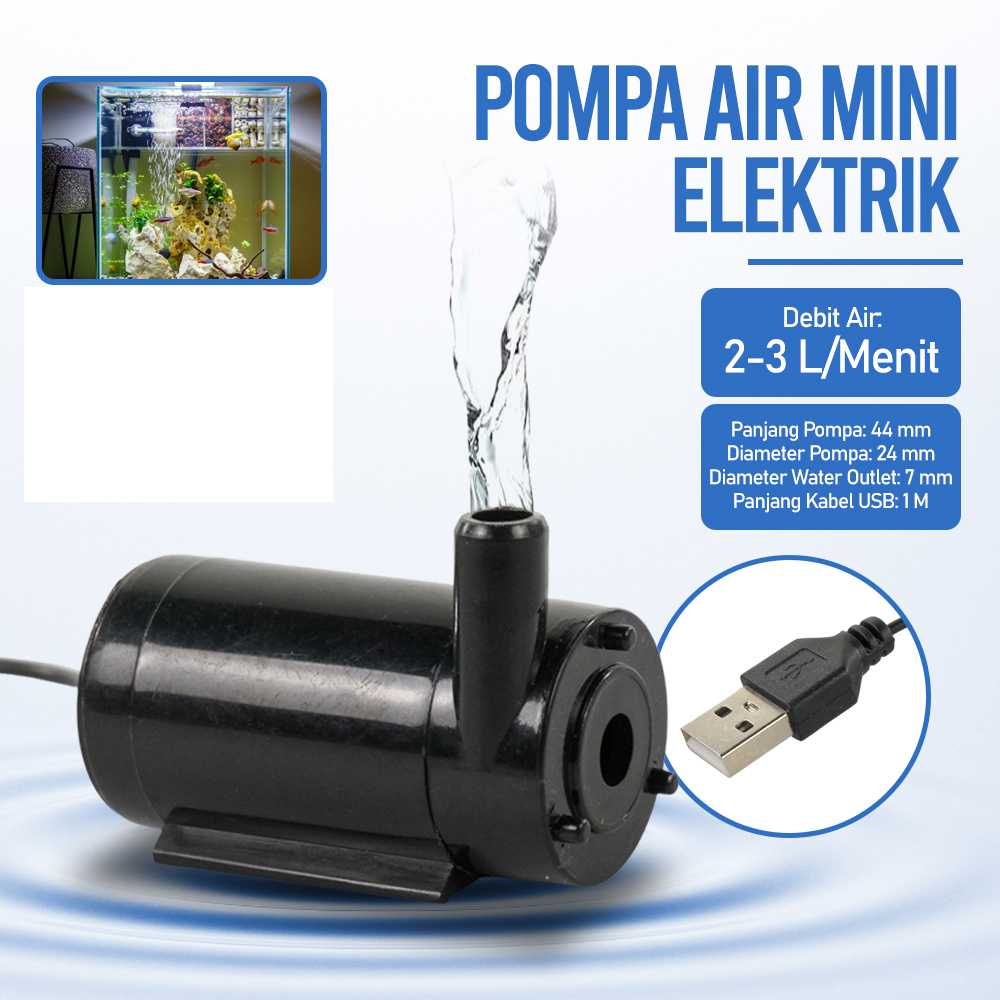 Jual Taffware Pompa Air Mini Elektrik Mikro Water Diaphragm Pump
