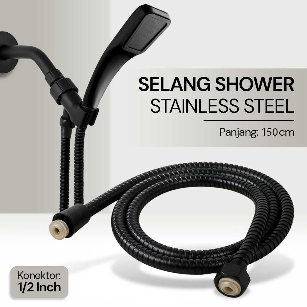 Jual Acefy Selang Shower Flexible Hose Double Buckle Stainless