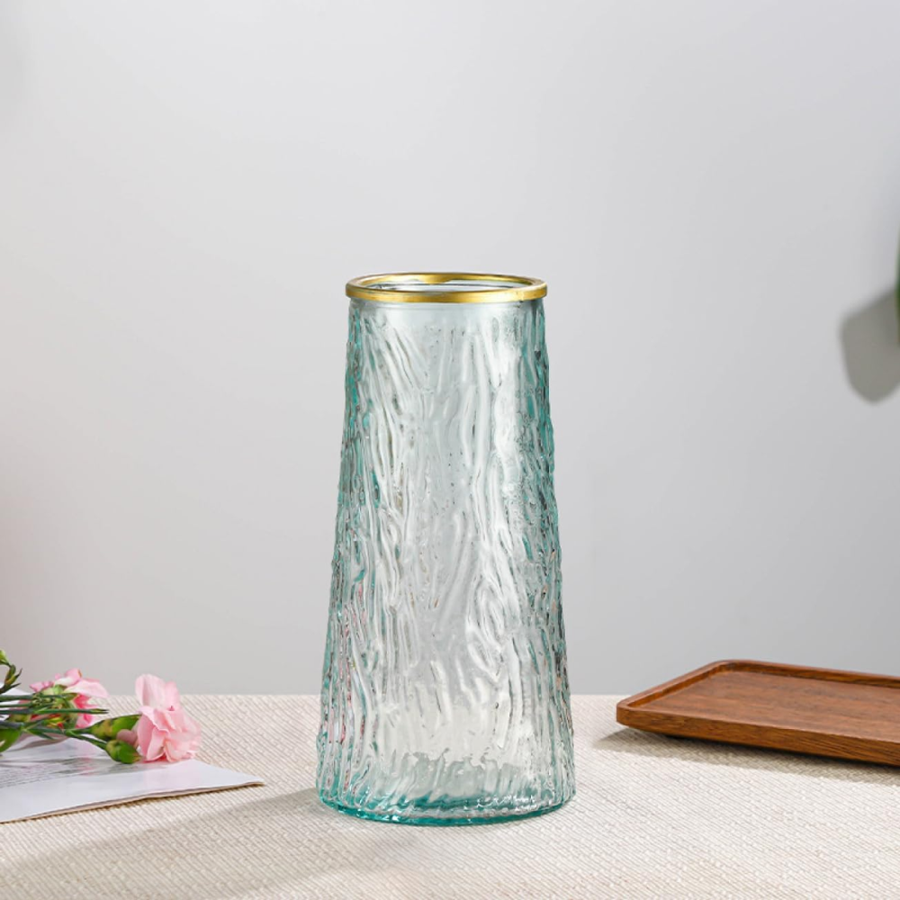 Jual QINTONG Vas Bunga Kaca Silinder Tree Nordic Simple Glass