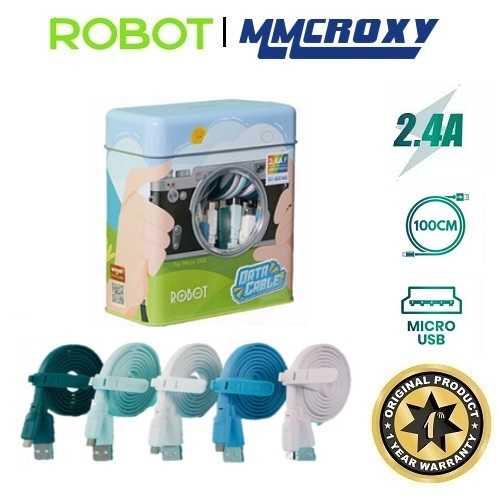 Jual Robot RT-AM100 Kabel Data Charger Micro USB 2.4A Kabel