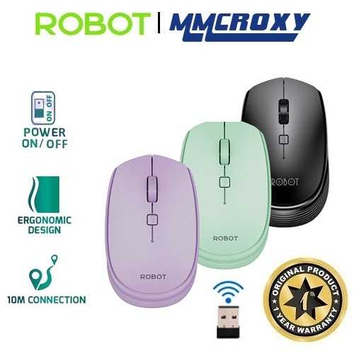 Jual Mouse Robot M205 Wireless Mouse Optical 2.4Ghz 16000DPI