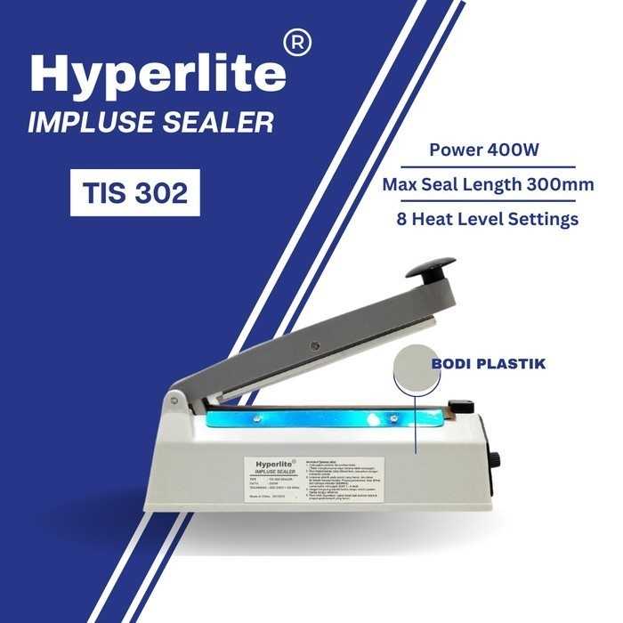 Jual Hyperlite Hand Impulse Sealer 30cm TIS-302 Alat Perekat