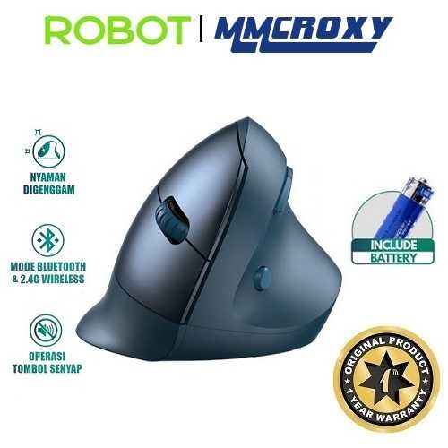 Jual Robot Guru Master 1 Mouse Wireless Vertical Ergonomic 2.4G