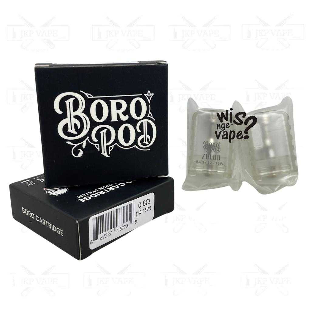 Jual Cartridge Boro Pod 4.5ml - Catridge Zuluu Boro Pod by Sarang