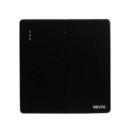 Jual MEVAL -Saklar Lampu Matte Black Ultra Thin Series SS1-B21 2