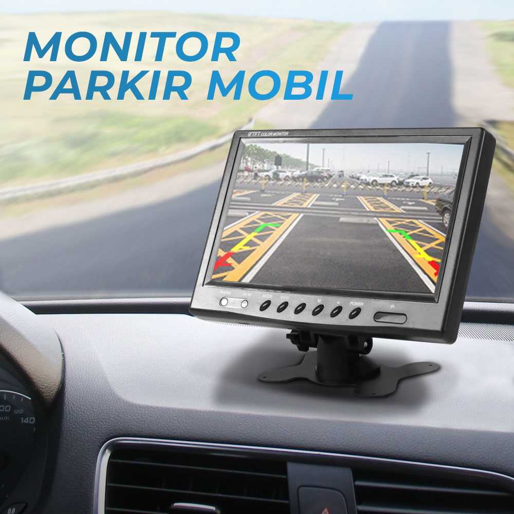 Jual Threecar Monitor Parkir Mobil Rear View TFT 9 Inch - 920SA