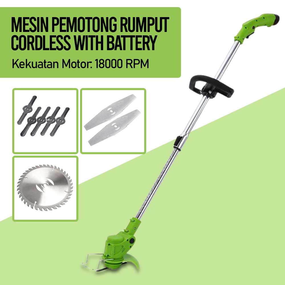Jual Vasily Mesin Pemotong Rumput Ranting Electric Grass Trimmer