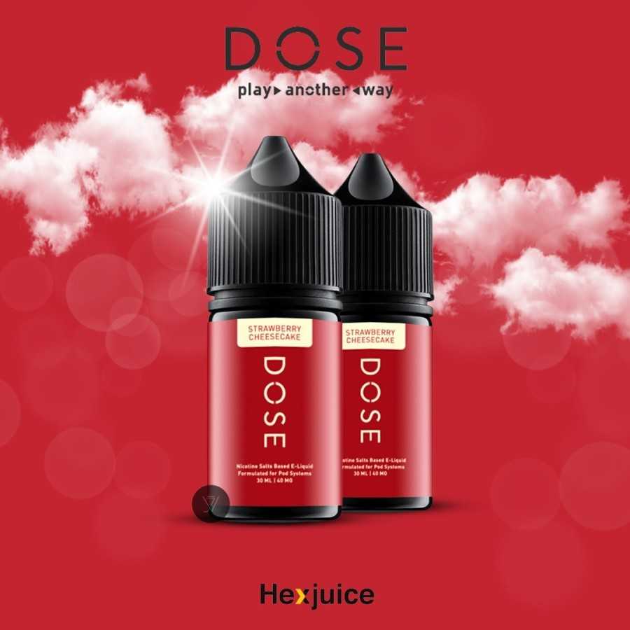 Jual Dose Strawberry Cheesecake 30ml - Saltnic Liquid Vape By