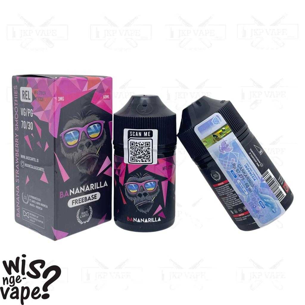 Jual BANANARILLA 60ML - BANANA STRAWBERRY PREMIUM LIQUID BY
