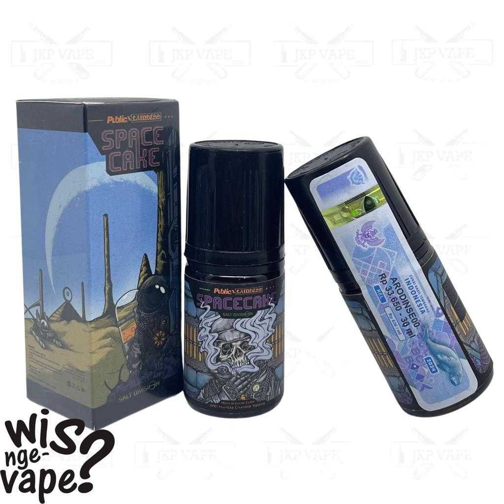 Jual Space Cake 30ml - Saltnic Liquid Vape by Lawless x Public