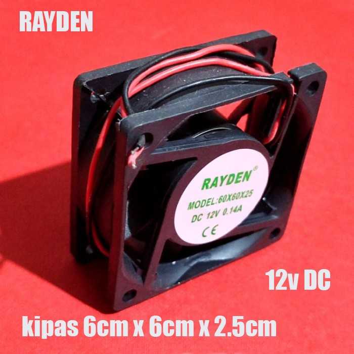 Jual kipas rayden 6cm 12v DC fan exhause cooler cooling | Jakmall.com