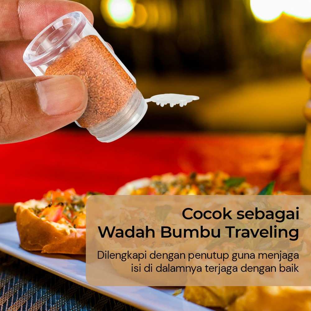 Jual Tempat Wadah Bumbu Dapur Lada Garam Merica Mini 12 Lubang